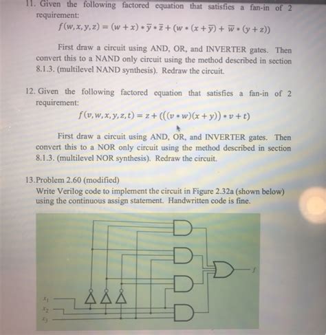 Solved 11 Given The Following Factored Equation That