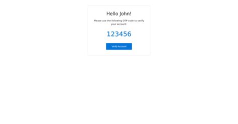Email Verification Template Free Html Bootstrap Component