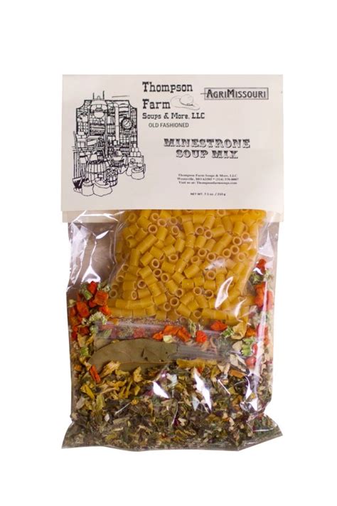 Minestrone Soup Mix Fundraisers With Thompson Farm Soup More