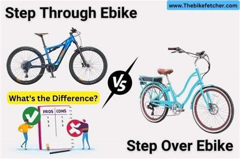 step through vs step over ebike difference pros and cons