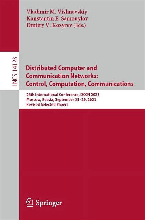 lecture notes in computer science distributed computer and