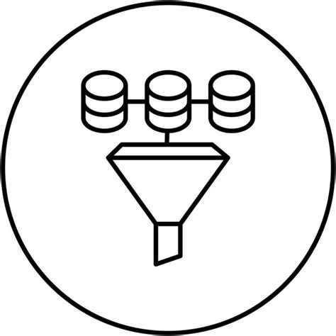 Premium Vector Data Filter Icon Vector Image Can Be Used For Big Data
