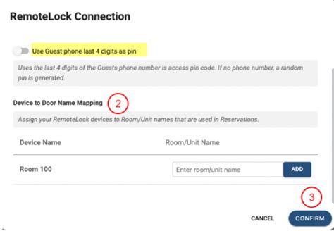 Whistle For Cloudbeds Integration Remotelock Connection Guide Cloudbeds