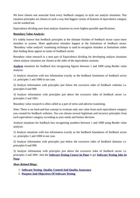 Ppt Boundary Value Analysis And Equivalence Partitioning In Software Testing Powerpoint