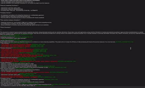 Eclipse Ai Powered Sensitive Information Detection