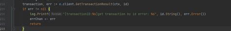got multiple errors when calling gettransactionresult on specific transactions · issue 302
