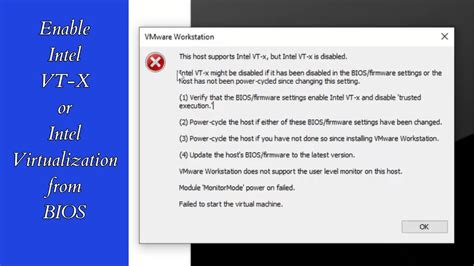 Enable Virtualization Bios How To Enable Intel Vt X Or Intel Virtualization Technology From