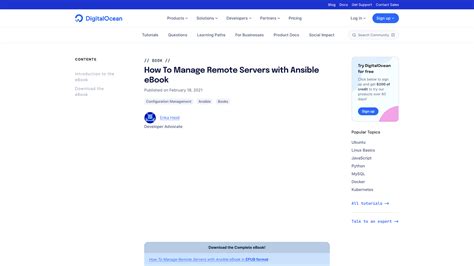 how to manage remote servers with ansible online playground