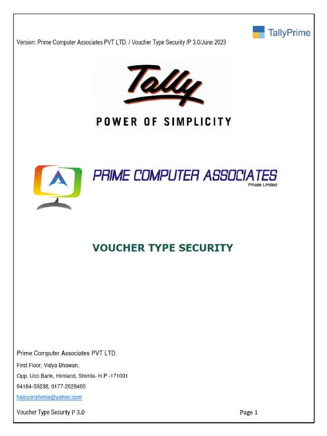 Voucher Type Security Pdf Software Computing