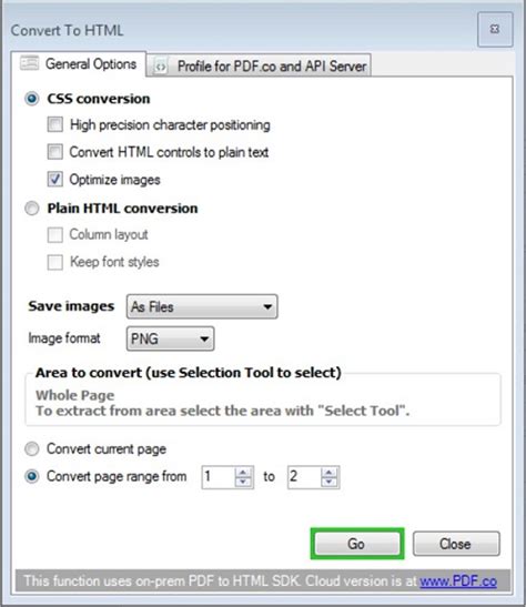 How To Extract Html From Pdf Using Pdf Multitool Bytescout