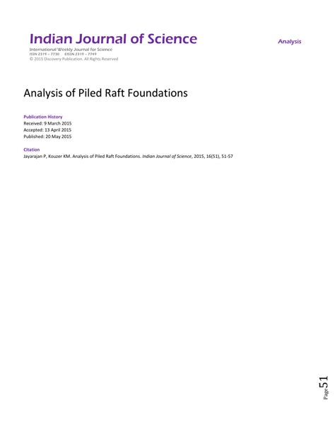 Pdf Analysis Of Piled Raft Foundations