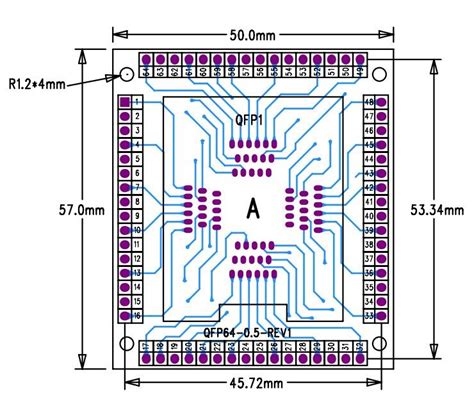 2021 Qfp64 Tqfp64 Lqfp64 Socket Adapter Ic Test Socket Programmer Qfp64