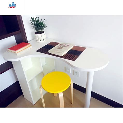 圆弧书桌带书架图片 书桌带书架图片大全 大山谷图库