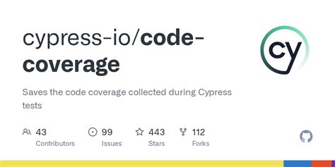 Github Cypress Iocode Coverage Saves The Code Coverage Collected