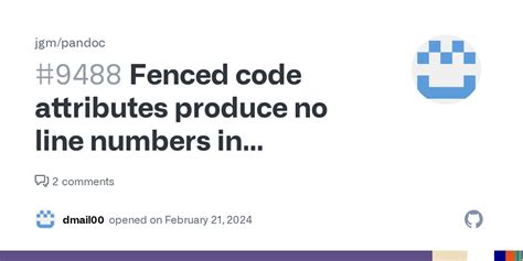 Fenced Code Attributes Produce No Line Numbers In Powerpoint · Issue 9488 · Jgmpandoc · Github