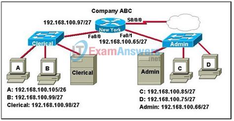 CCNA Exploration V Chapter Quiz Answers