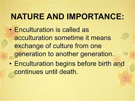 Enculturation And Acculturation Pptx