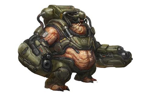 Image Doom Artwork Mancubus 01 Pc Games  Doom Wiki Fandom Powered By Wikia