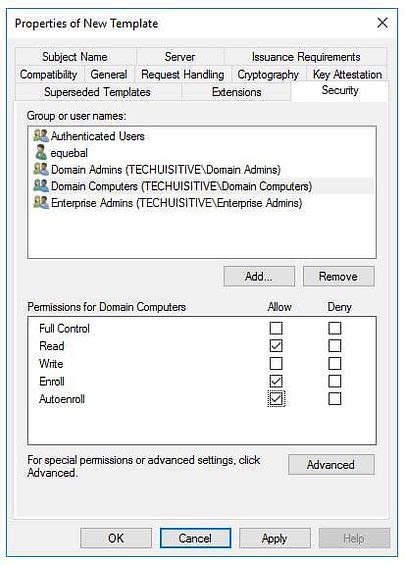 Issue And Auto Enroll Client Authentication Certificate For Sccm Clients Techuisitive