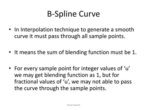 Curves And Fractals B Spline And Bezier Ppt