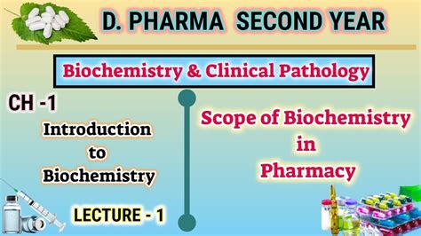 Scope Of Biochemistry Biochemistry And Clinical Pathology L 1 Ch 1 D