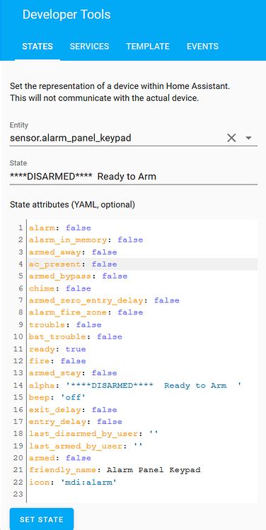 Alarm Panel Attribute Based Automation Trigger Troubleshooting Configuration Home