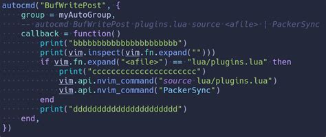 auto command does not enable automatic plugin update when `plugins lua` is saved · issue 147