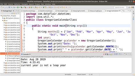 Java Date And Time Gregoriancalendar Class With Example Dataflair