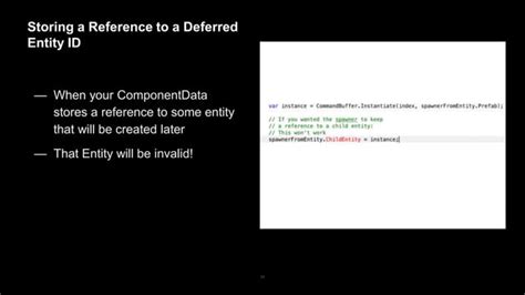 Using Entity Command Buffers Unite Copenhagen 2019 Ppt
