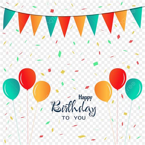 풍선 및 플래그 생일 축하 레터링 벡터 일러스트 레이 션 생신 파티 세상에 알리다 Png 일러스트 및 벡터 에 대한 무료 다운로드 Pngtree