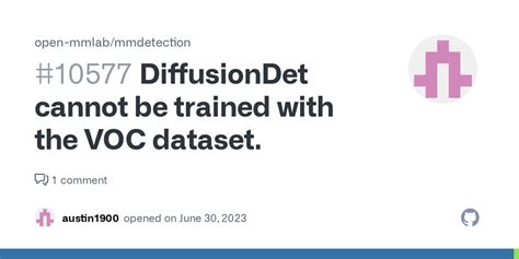 Diffusiondet Cannot Be Trained With The Voc Dataset · Issue 10577 · Open Mmlabmmdetection