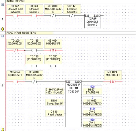 modbus tcp ip questions and problems visilogic v1210 plc master