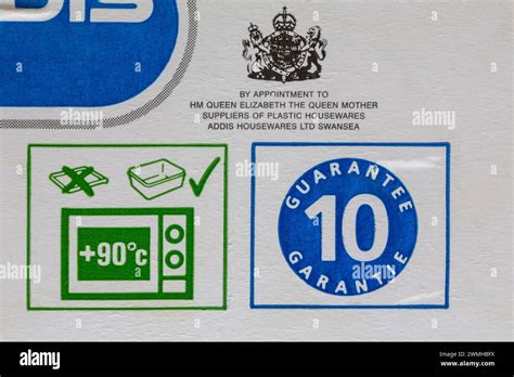 Microwave Symbols With Detail On Addis Plastic Food Container With Care