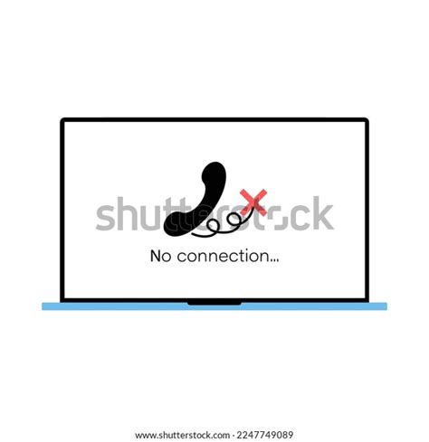No Signal Lost Connection Video Call Stock Vector Royalty Free 2247749089 Shutterstock