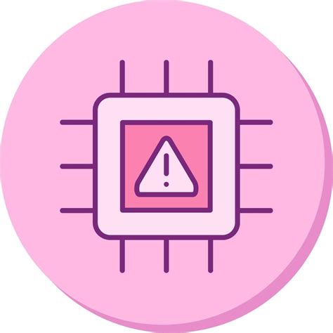 Cpu Warnig Vector Icon Vector Art At Vecteezy