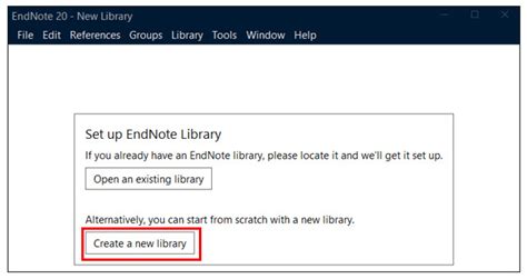 Creating An Endnote Library Endnote Guide Apa Referencing Guide Sit Library Guides At