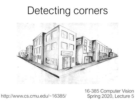 pdf detecting corners16385 lectures lecture5 pdf · finding corners a k a pca 1pute