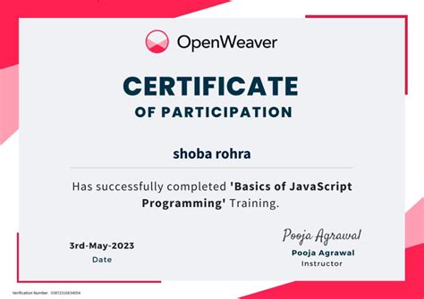 Javascript Openweaver Shoba Rohra