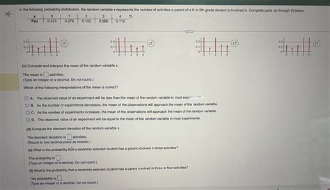 Solved C Compute And Interpret The Mean Of The Random