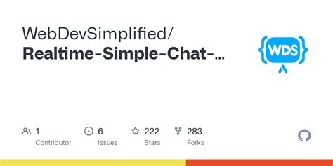 github webdevsimplified realtime simple chat app