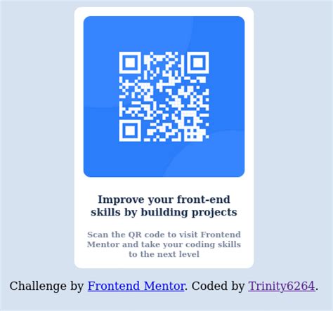 GitHub Trinity Qr Code Challenge