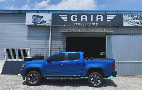 하이테크자동차정비 콜로라도 2인치 리프트업 🔥 오버휀다 장착 🔥 기존 사용하시던 쇼바 터짐으로