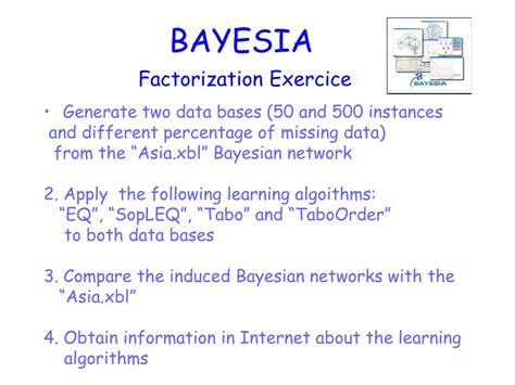 Ppt Projects On Supervised And Factorization Bayesian Networks
