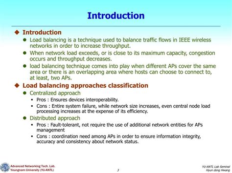 Ppt A Distributed Load Balancing Approach For Industrial Ieee 80211