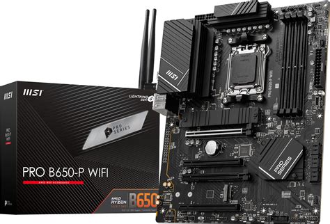 Msi Pro B P Wifi Proseries Motherboard Amd Am Atx Ddr Pcie M Sata Gb S Usb
