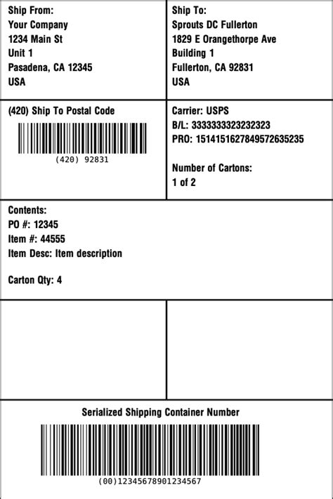 Generate A Ucc 128 Gs1 128 Label