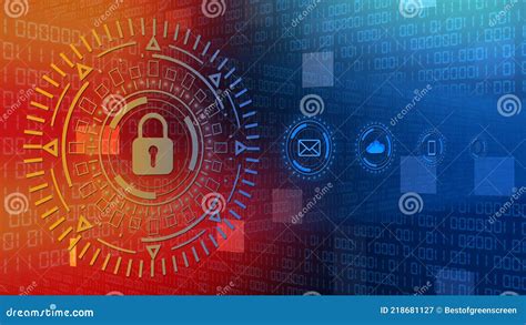 Abstract Circle Sci Fi Futuristic Protection Technology Concept