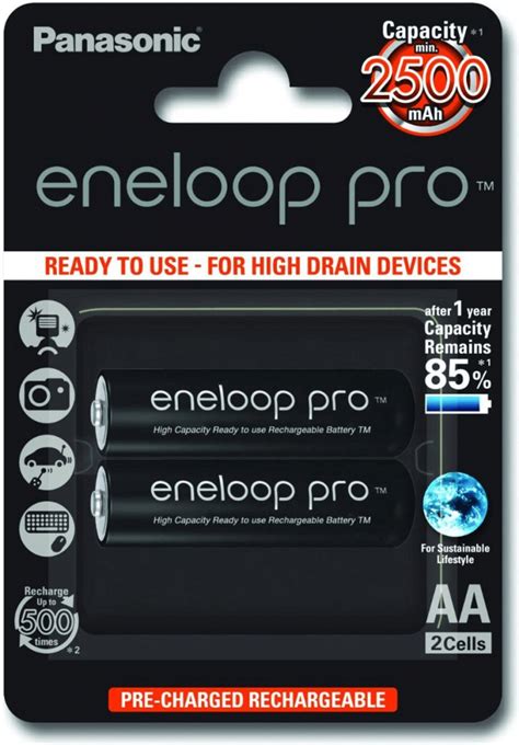 Panasonic Eneloop Pro Aa Mignon 2500mah 2er Foto Erhardt