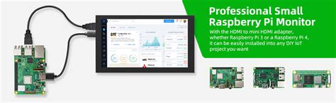 Aprotii Raspi Screen 7 Inch 1024x600 Ips Portable Monitor
