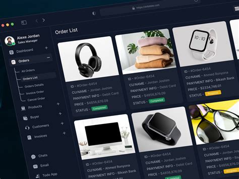 Order List Product Uiux Design By Ahmed Tamjid On Dribbble